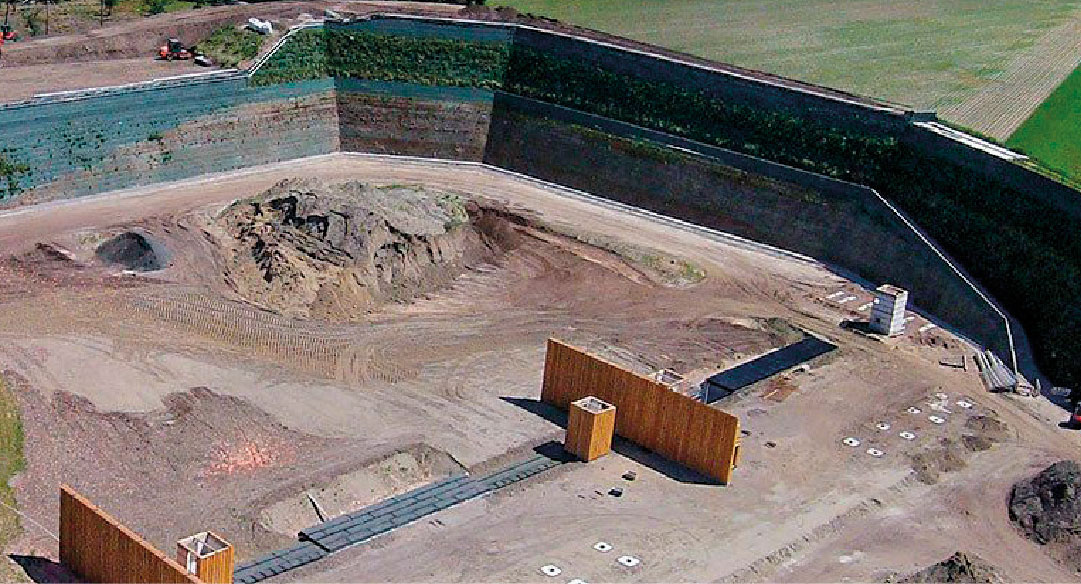 Olympic training center: noise barrier wall for shooting range