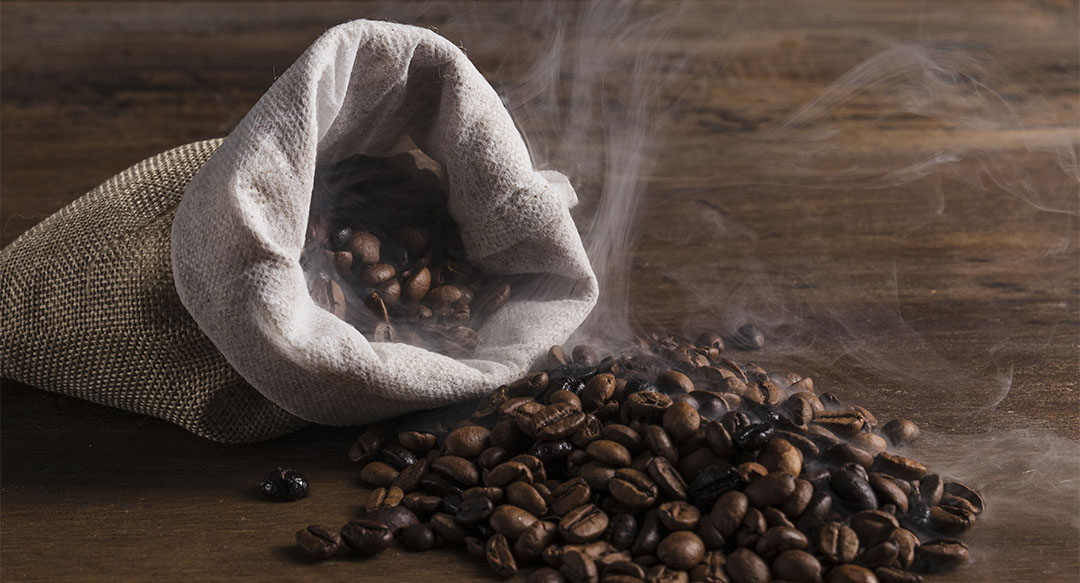 Tostado de café con equipos de aire caliente Leister